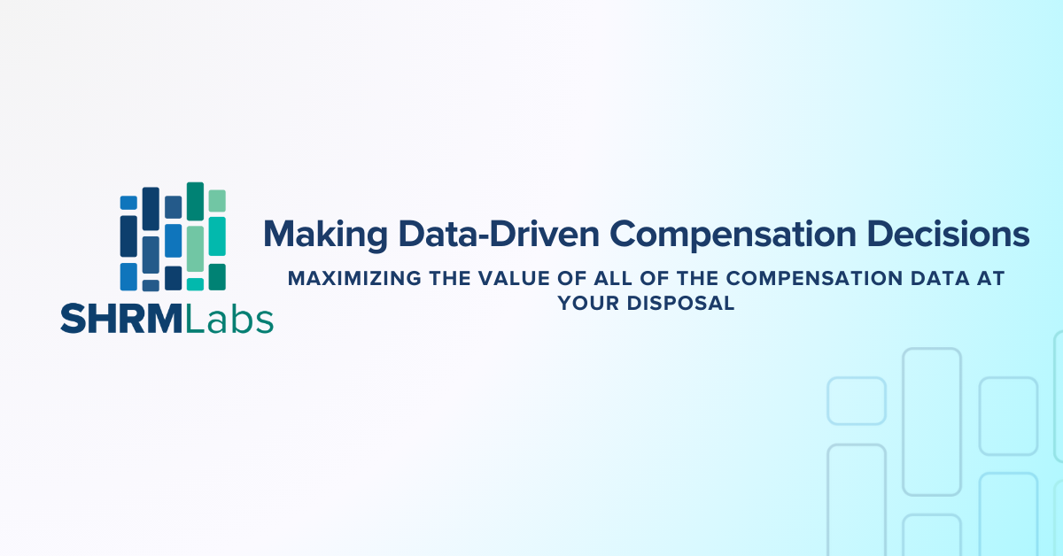Making Data-Driven Compensation Decisions