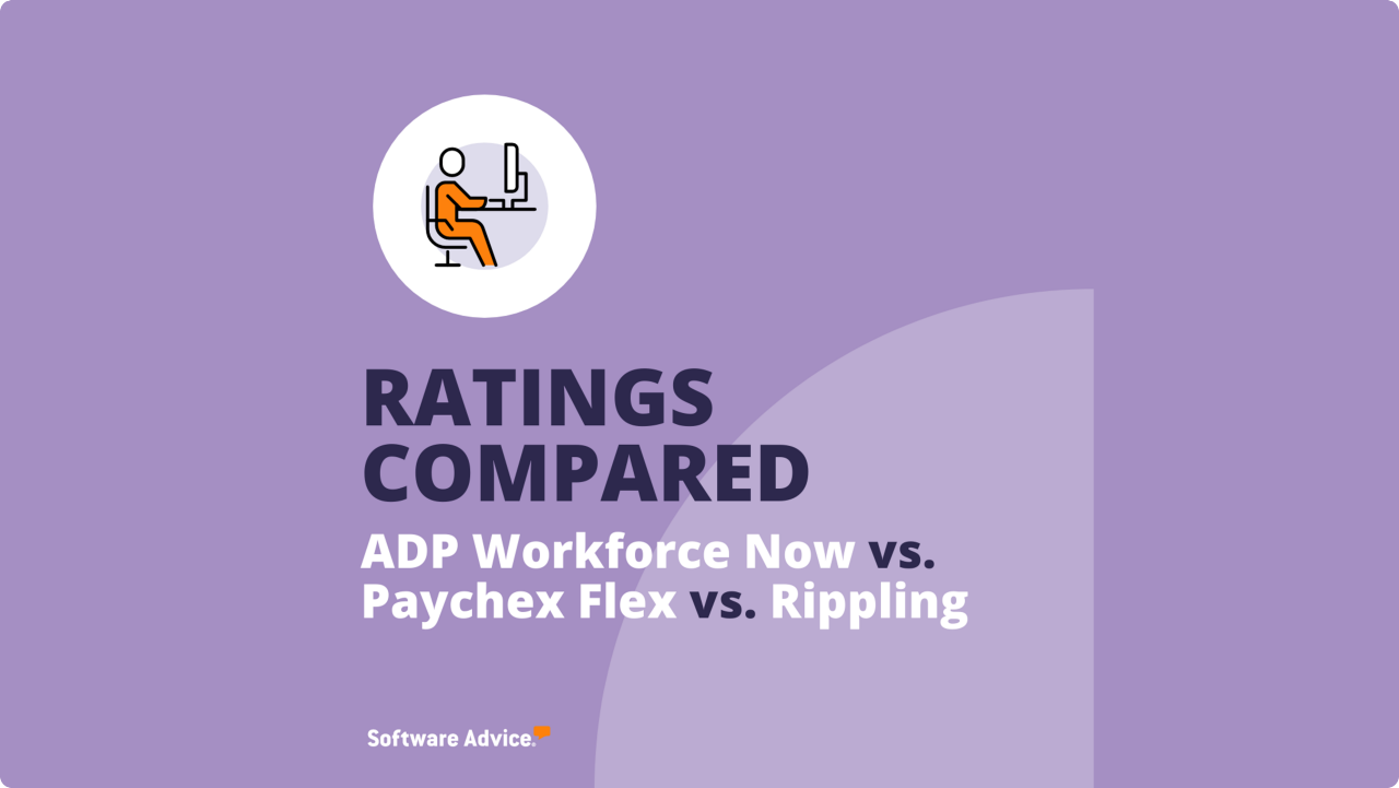 ADP Workforce Now vs. Paychex Flex vs. Rippling Ratings Compared